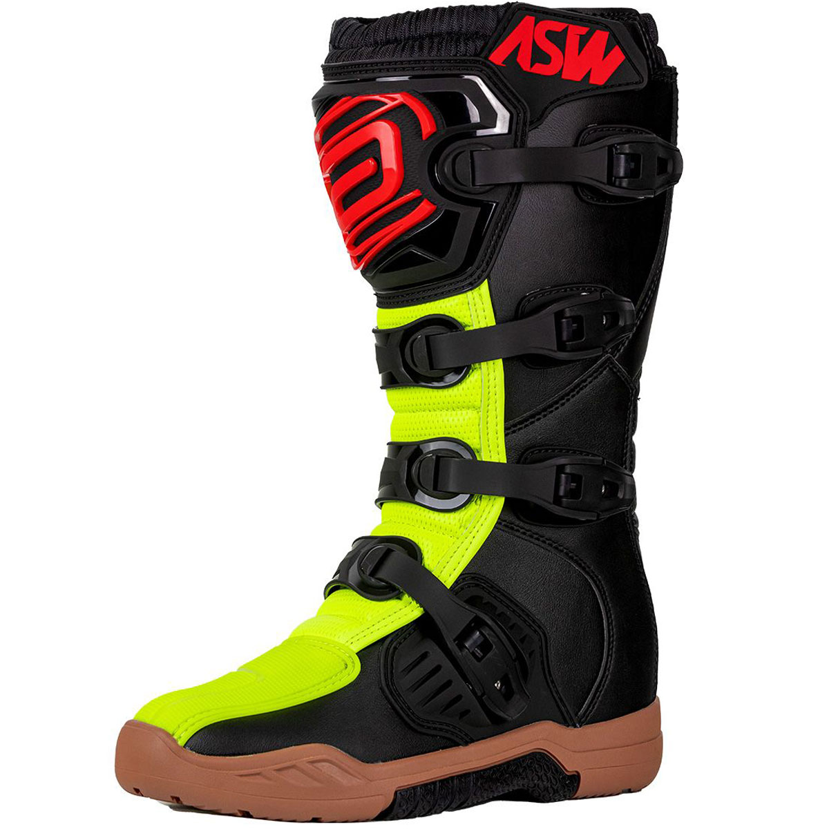 Bota ASW Image Enduro Preto/Amarelo