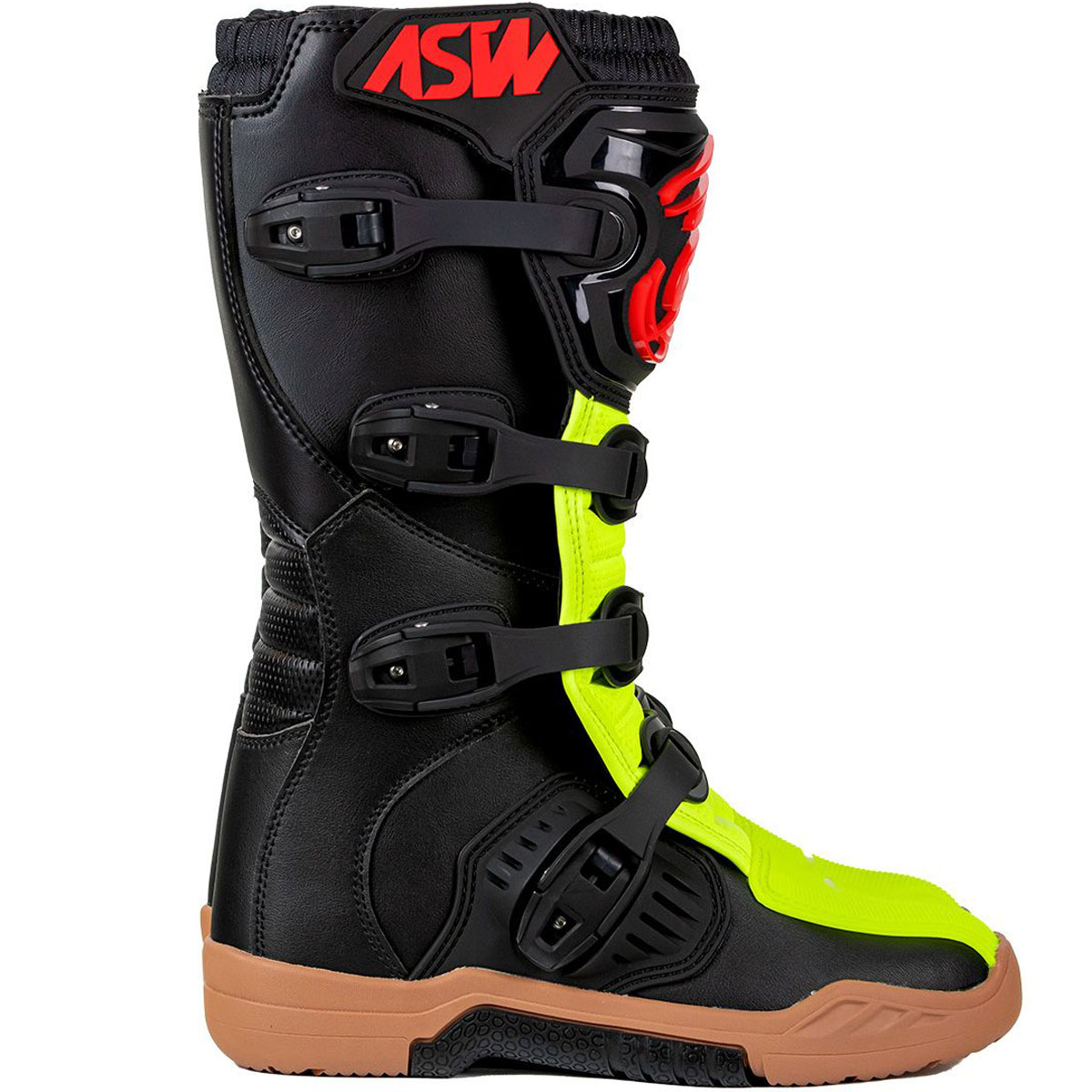 Bota ASW Image Enduro Preto/Amarelo