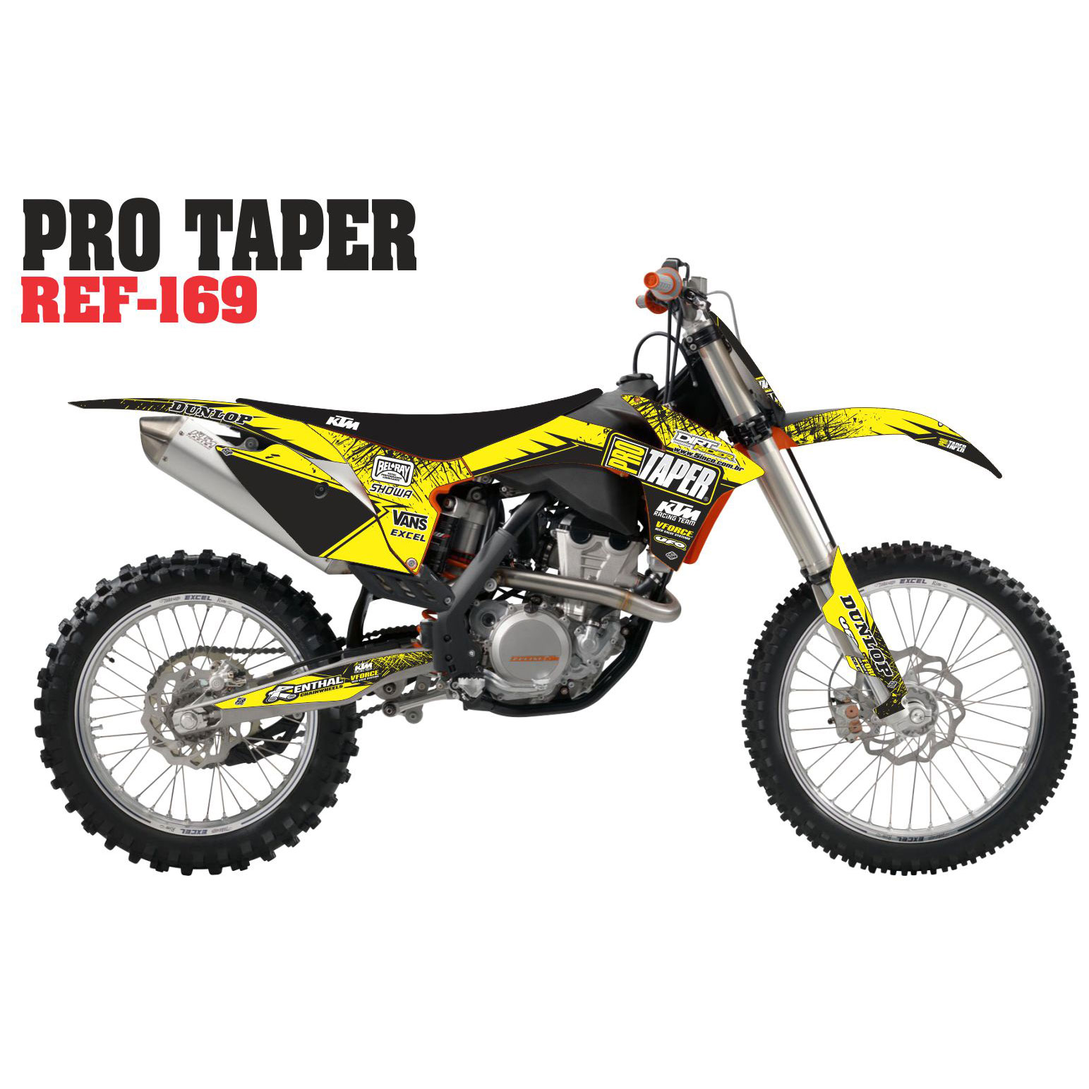 Kit Adesivo Completo Pro Taper - MX Parts